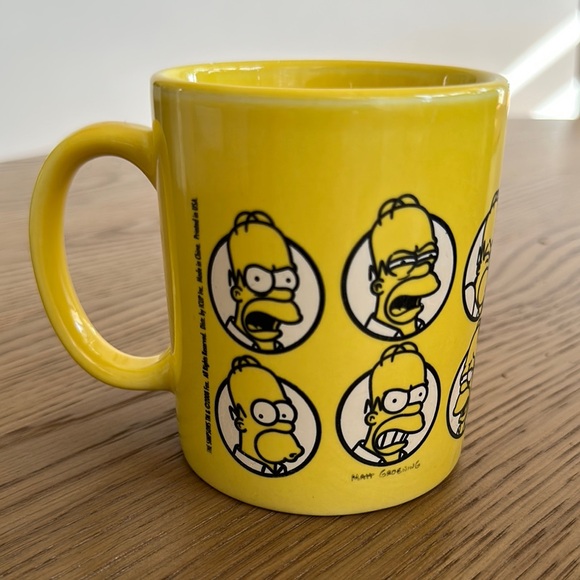 Simpsons | Dining | Yellow Homer Simpson Different Moods Mug | Poshmark